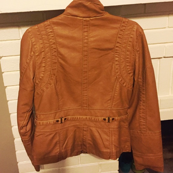 Jackets & Coats | Light Brown Leather Jacket | Poshmark